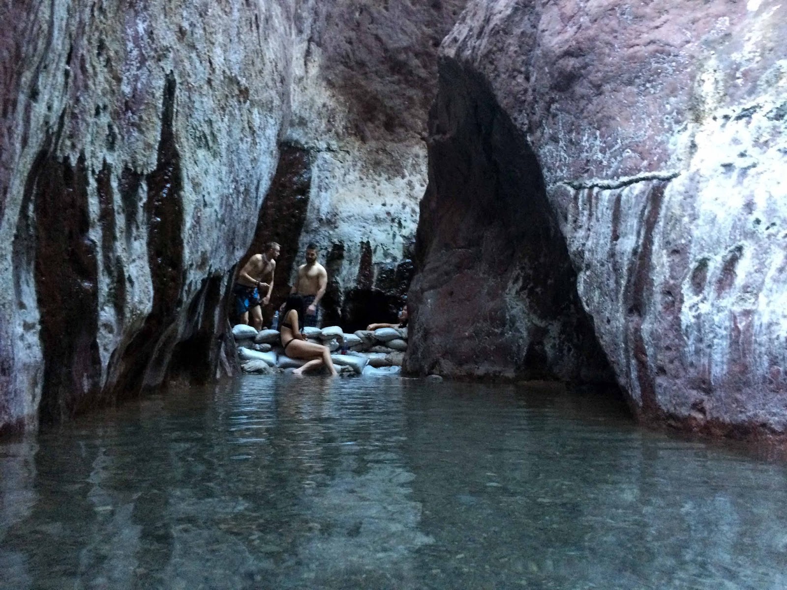 Natural Hot Springs: November 24, 2015 - Arizona Hot Springs (Ringbolt)