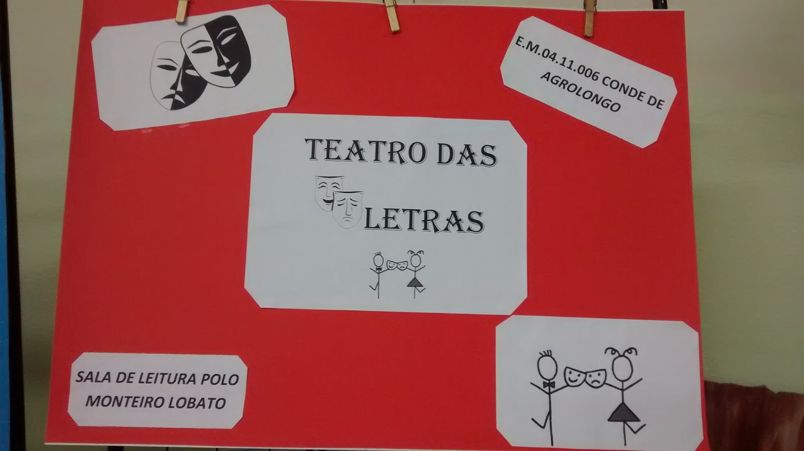 Sala de Leitura Polo da Conde: PROJETO TEATRO DAS LETRAS 2015 - CRIANDO ...