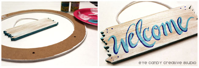 Eye Candy Creative Studio: CRAFT :: Welcome Wreath
