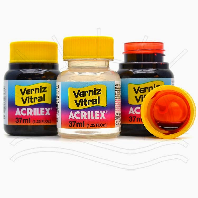 VC Artesanatos: Verniz Vitral Acrilex