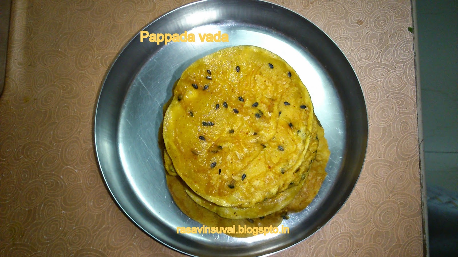 Raji Ramakrishnan : PAPPADA VADA ll PAPAD VADA