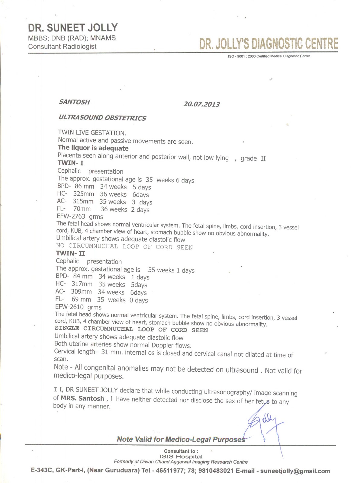 My Journey to Indian Surrogacy: USG Report..!!