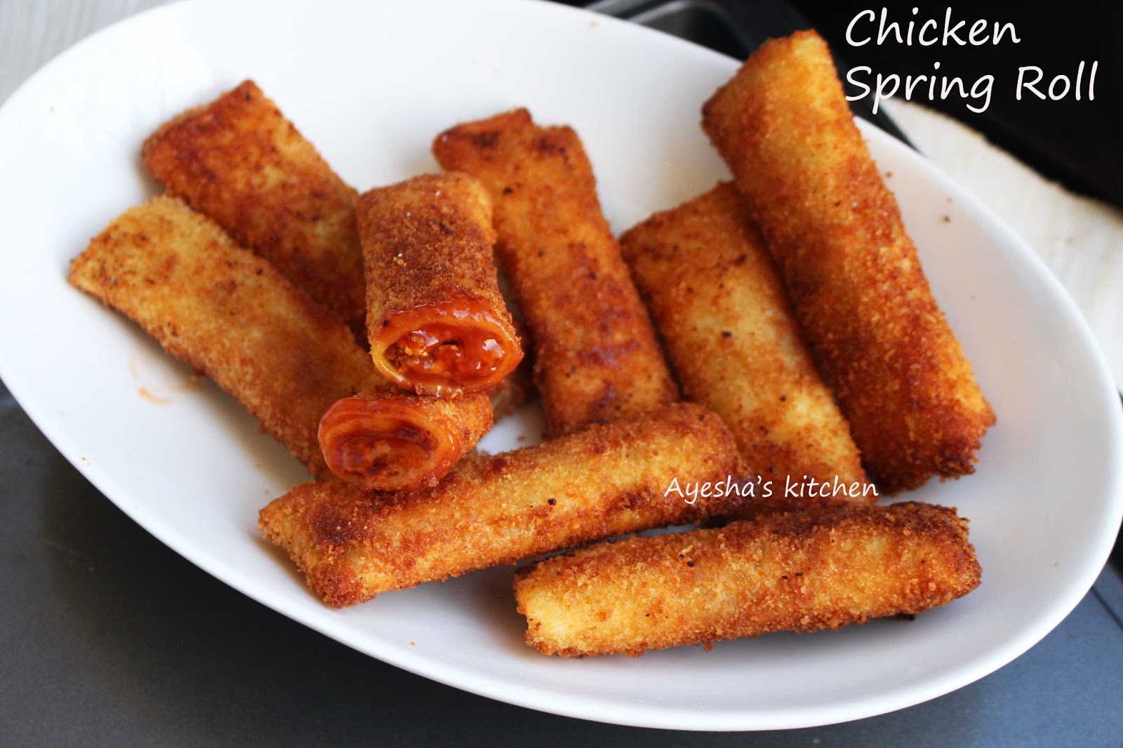 SPRING ROLL RECIPES - CHICKEN SPRING ROLL