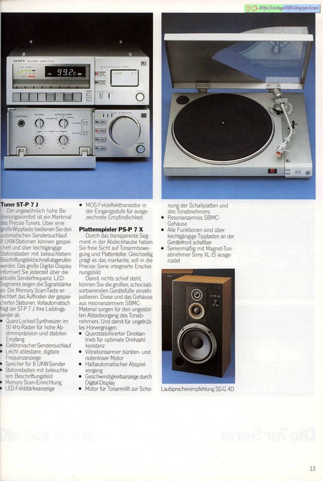 Vintage 70 80: Sony 28 - Catálogo 1981