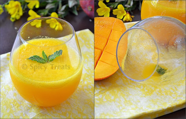 Spicy Treats: Mango Mint Sparkler