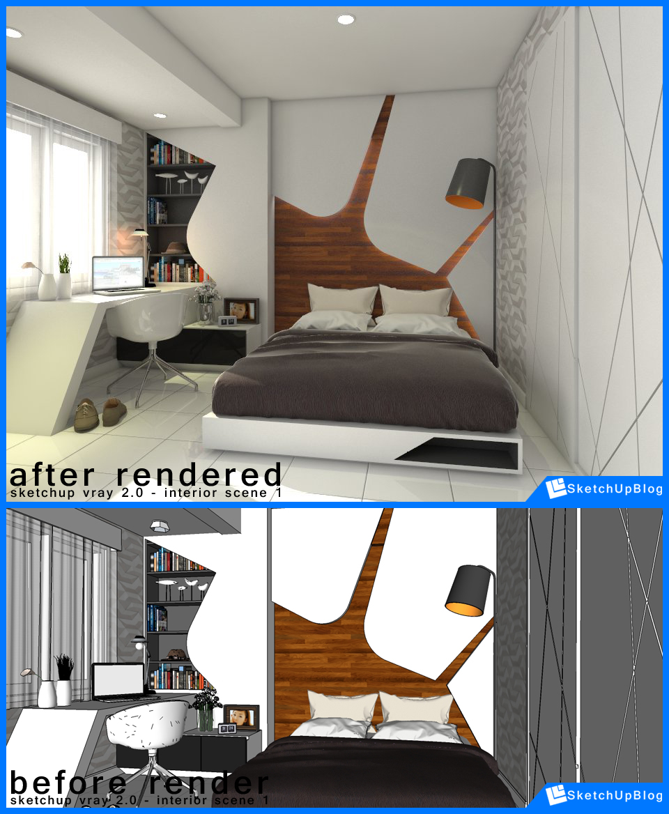 Cara Setting Render Vray Sketchup 8 Interior | Psoriasisguru.com