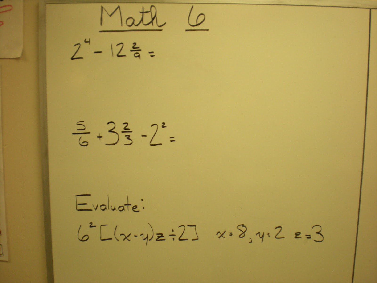 Mr. Giomini's Mathematics Blog: Day 46: Write and Solve + and ...