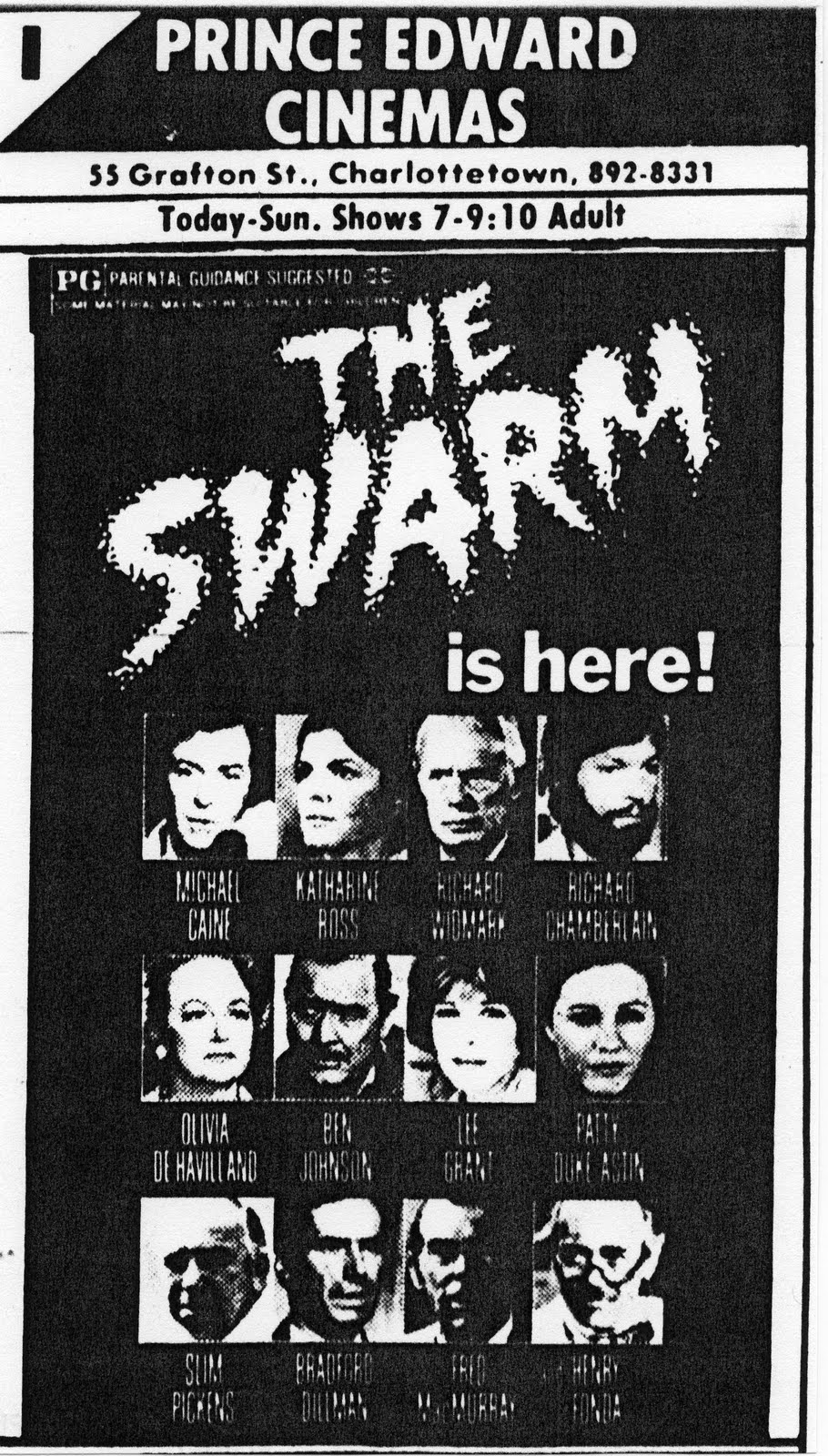 bloody terror: 1970's NEWSPAPER MOVIE ADS