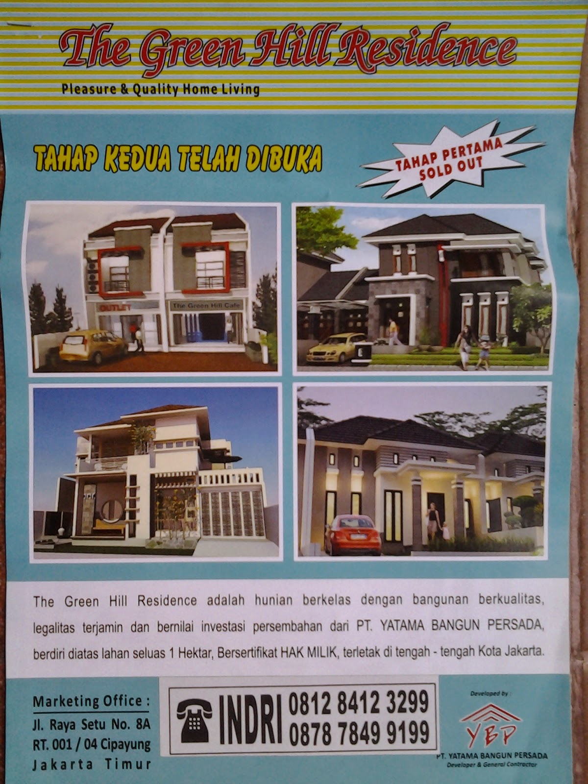 Perumahan GREEN HILL RESIDENCE & GREEN HILL PRATAMA