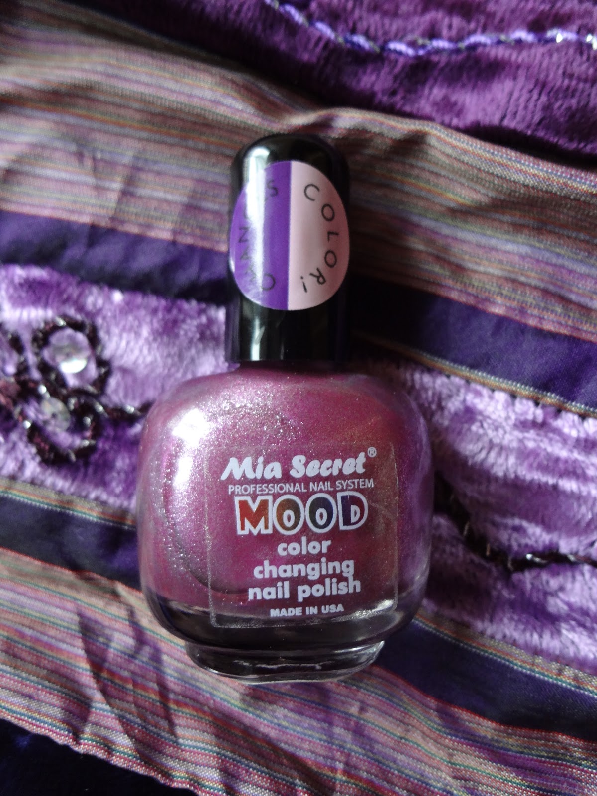 & plötzlich alles Lilablau: Mia Secret Mood color chanhging nail polish ...