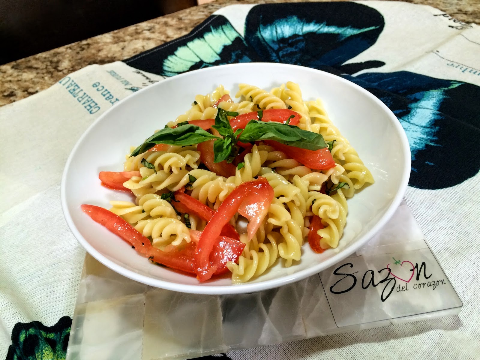 Sazón del corazón: Pasta fría