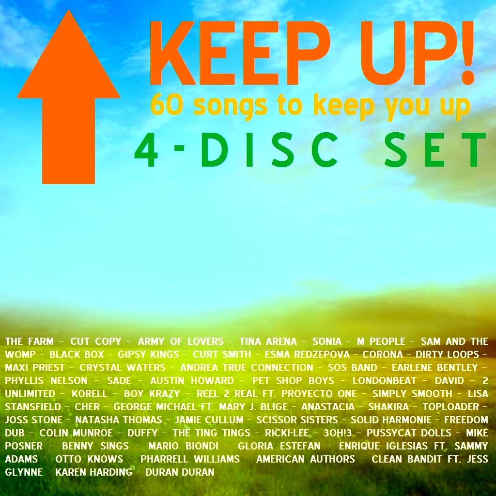 Saladificador: Exclusive: KEEP UP! - 60 Songs to Keep You up (4-Disc Set)