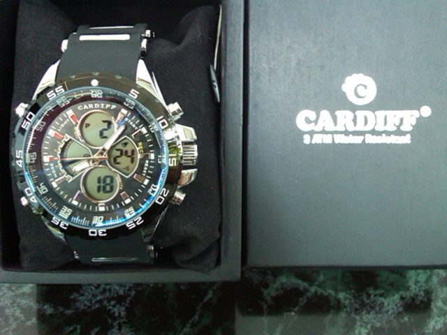 JAM TANGAN CARDIFF WATERPROOF: JAM CARDIFF SPORTY & TRENDY