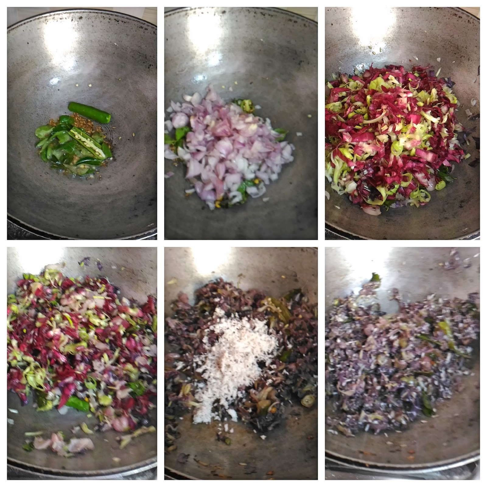 Agathi Poo Poriyal / Hummingbird Tree Flower Stir Fry ~ Kurinji Kathambam