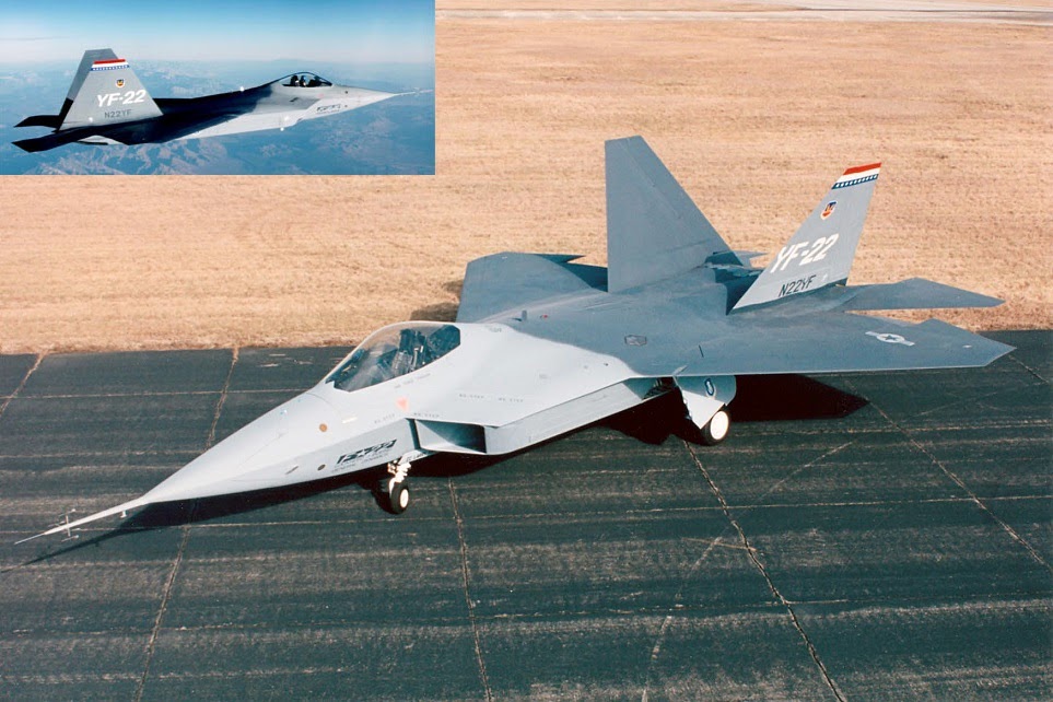 1/144 airbattle: 1/144 Lockheed Martin YF-22 Raptor - by Model Power