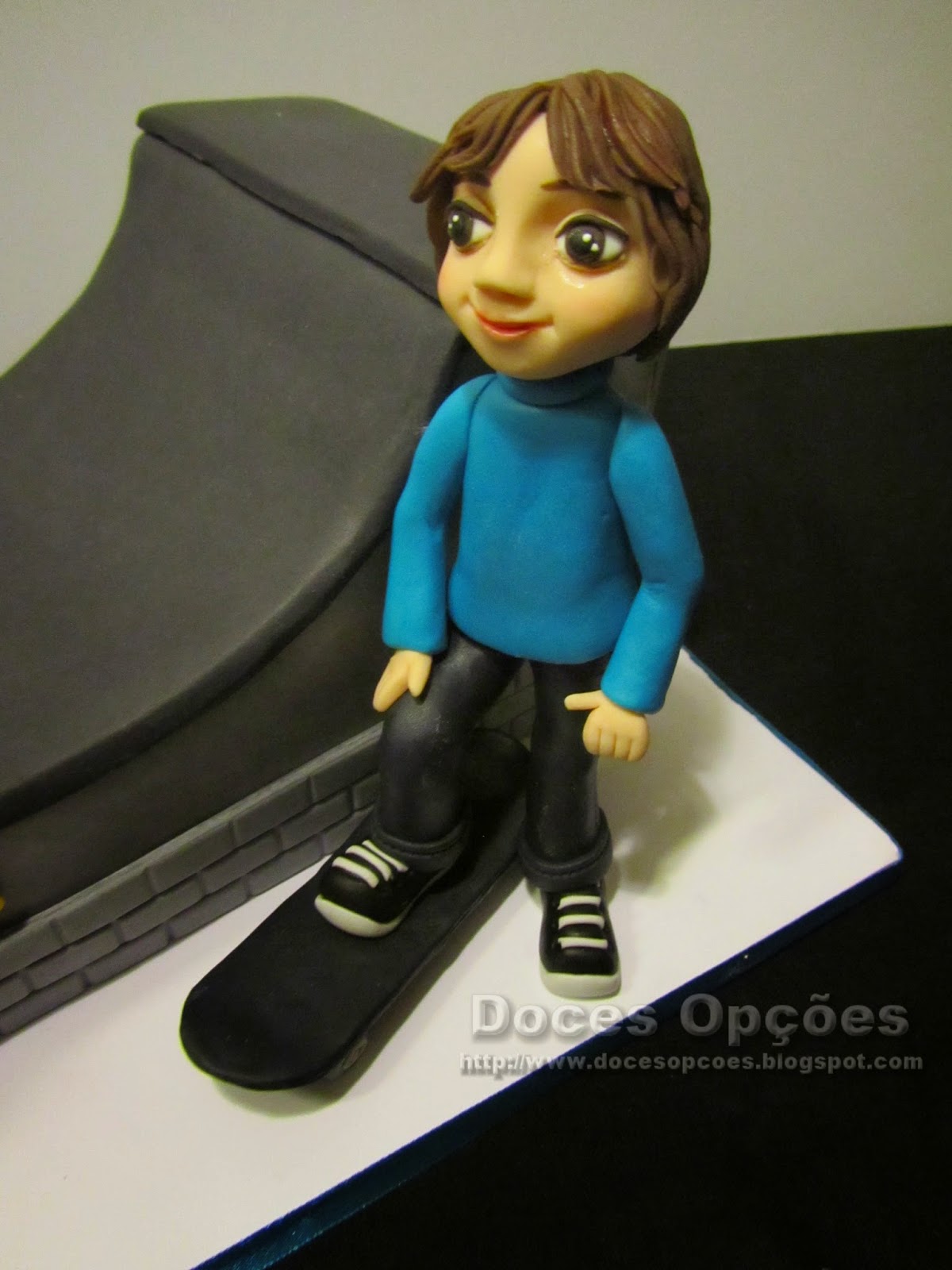 Doces Opções: Bolo de aniversário rampa de skate