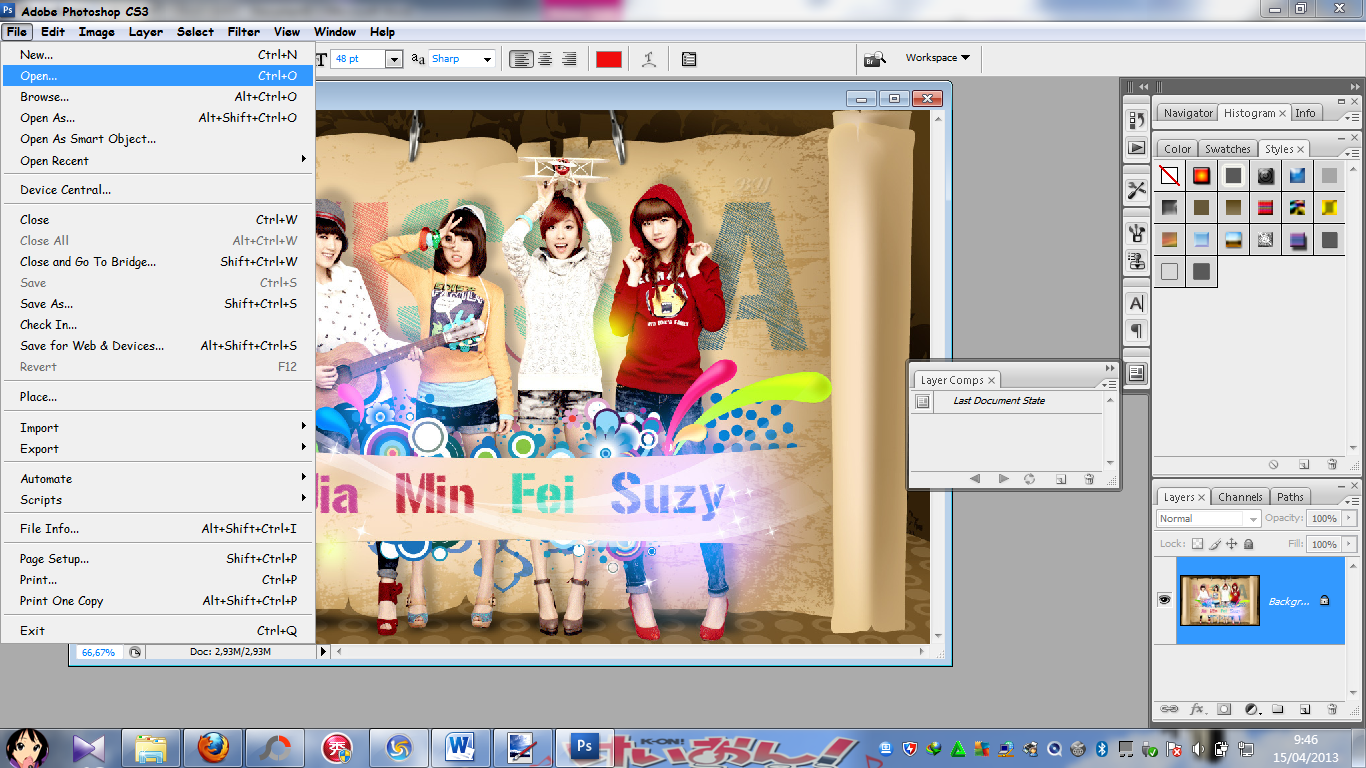 Cara mendesain folder Icon - ♥Everlasting♥