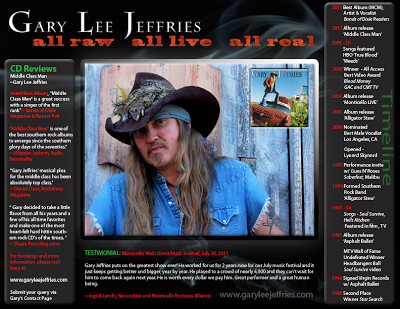 Southern Spirit Music Blog: Gary Jeffries Band - Middle Class Man ( CD ...