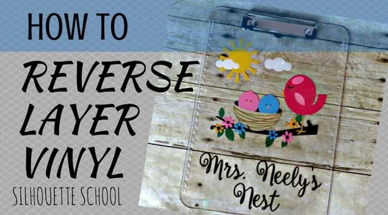 Applying Vinyl to the Back of a Surface Using Reverse Layering ...