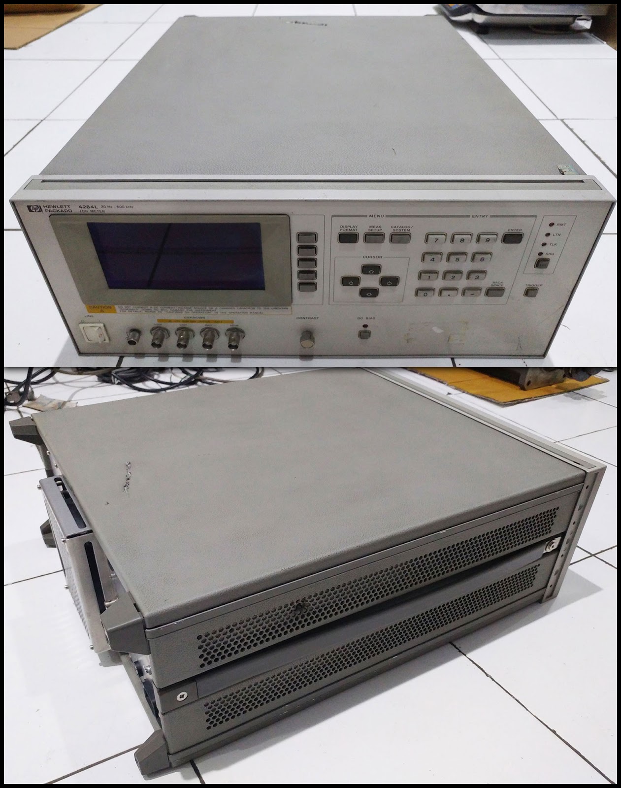 2nd MACHINE: LCR METER 4284L 20 Hz - 500 kHz Hewlett Packard