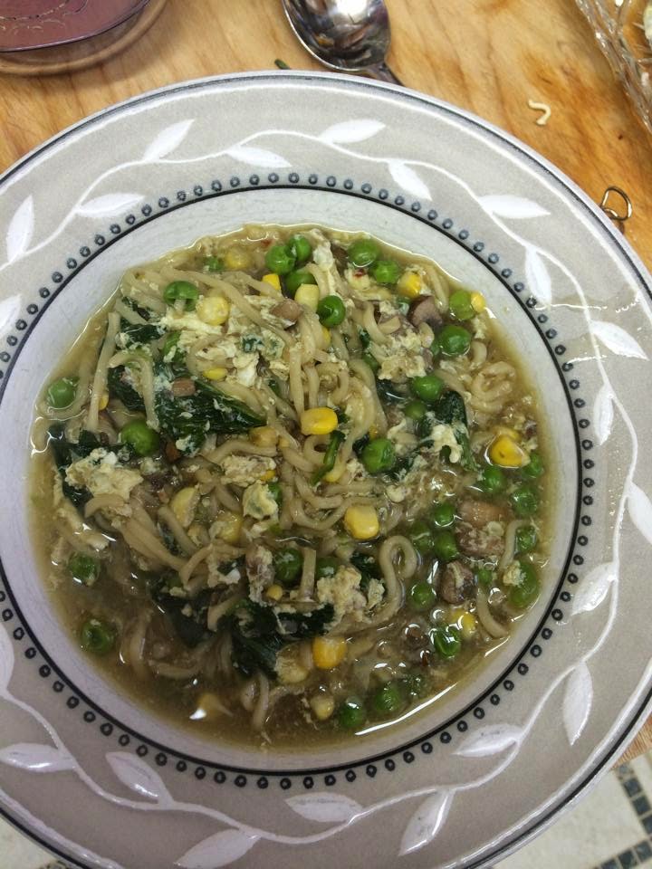 Living the Life: Caitlyn's Ramen Egg Flower Soup