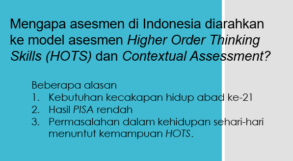 penglajon: Membuat Soal Model Asesmen HOTS ( Higher Order Thinking Skills )