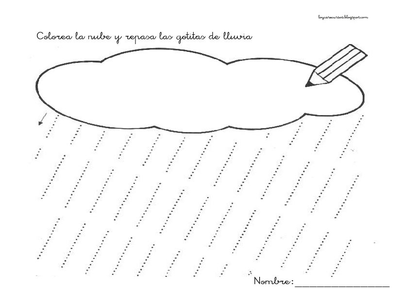 RECURSOS DE EDUCACIÓN INFANTIL: GRAFOMOTRICIDAD: TRAZO INCLINADO