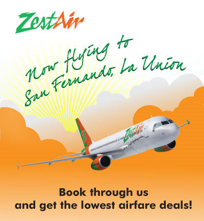Go Extraordinary: New Schedule of Zest Air Flights to San Fernando, La ...