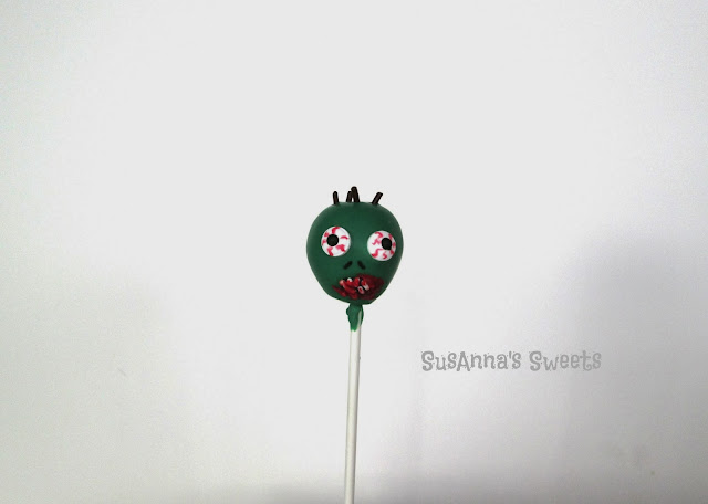 SusAnna's Sweets: Step by Step Zombie Cake Pop
