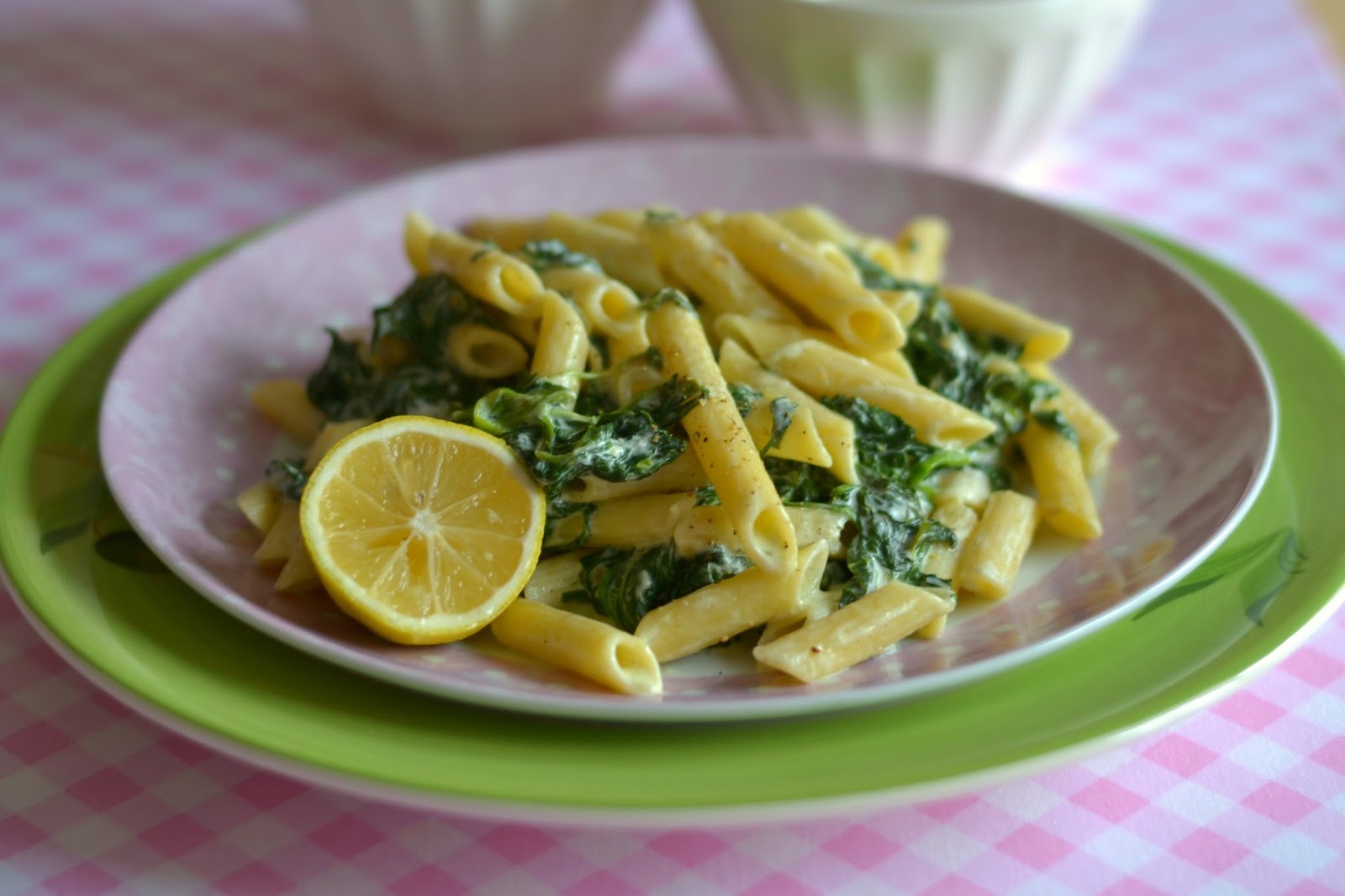 Duni's Studio: Lemony Penne with Fresh Spinach [Main Course]