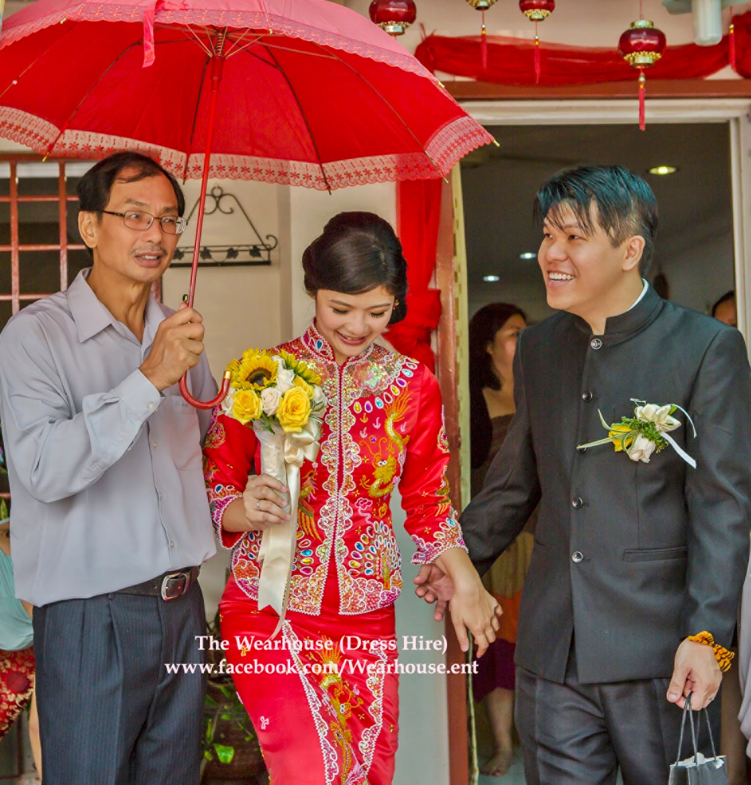 裙褂 Chinese Traditional Wedding Kua: 龙凤裙褂 Chinese Traditional Wedding Kua