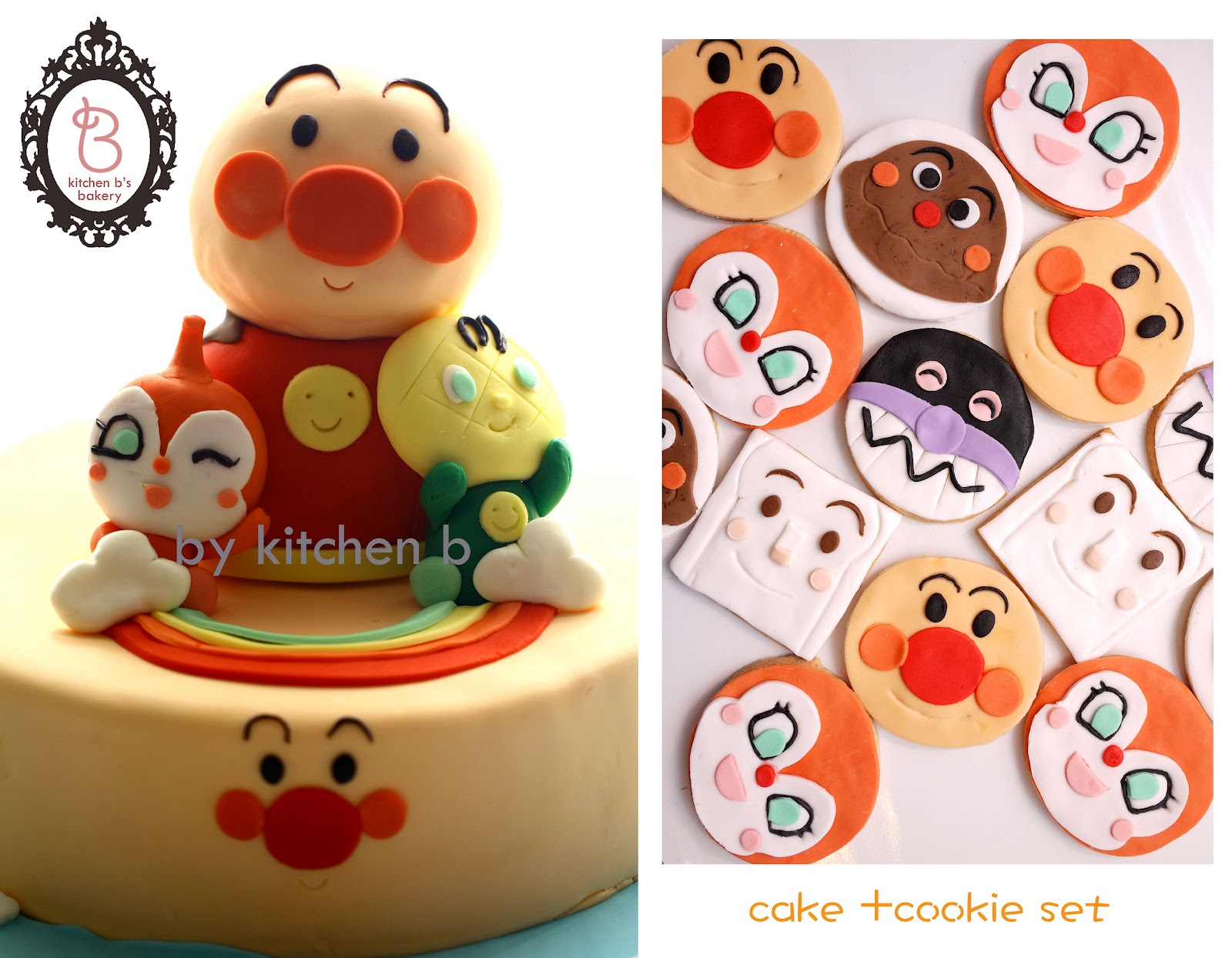kitchen b: anpanman cake 又來啦~又有新野"anpanman cake pop hehe