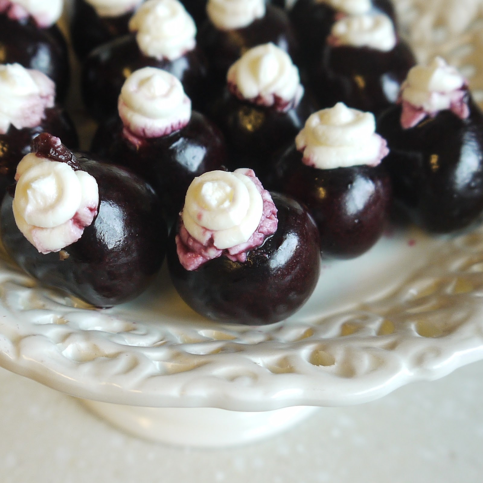 Being the Secret Ingredient: Goat-Cheese-Stuffed Cherries
