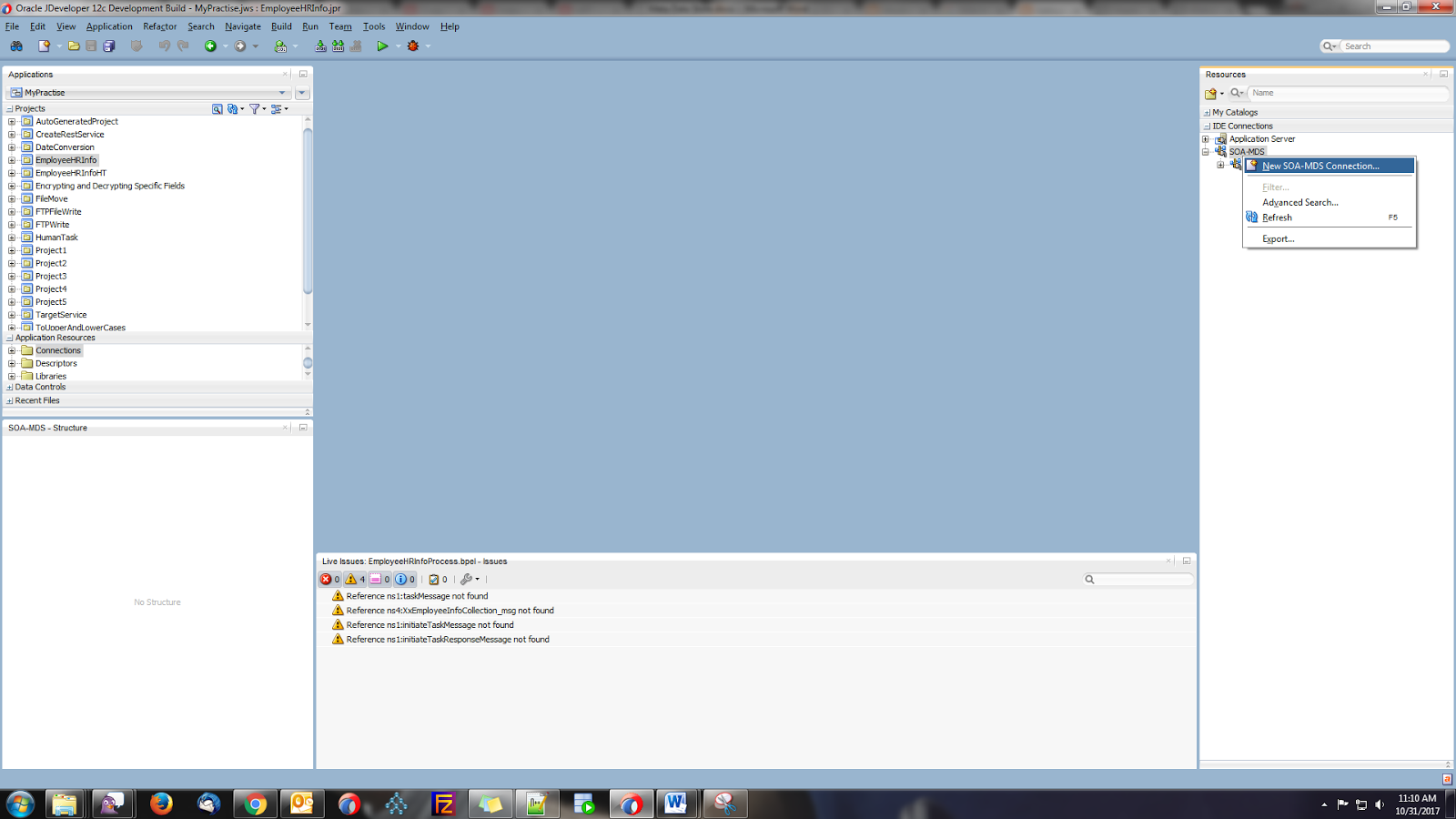 Gowtham's SOA Blog: Meta Data Store (MDS)