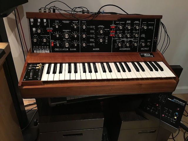 MATRIXSYNTH: Modified 1972 Moog MiniMoog Model D SN 1444 w/ Extras