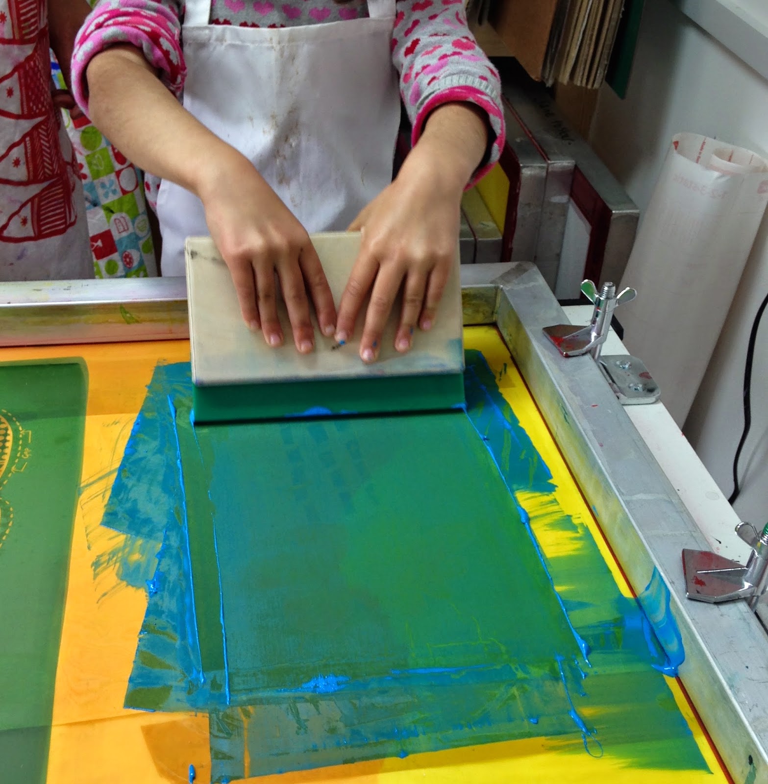 Jane Foster Blog: Screen Printing With Children - Jane Foster