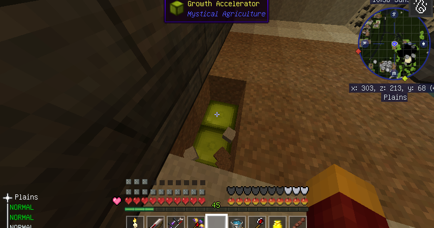 Mystical AgricultureのGrowth Acceleratorの使い方