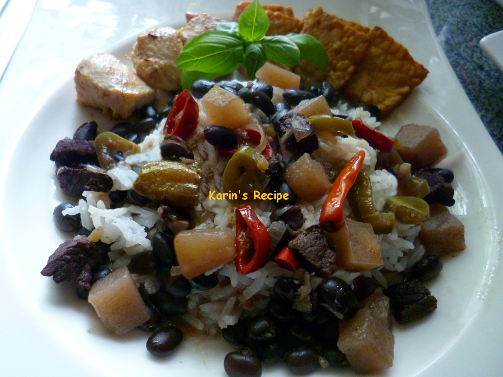 Karin's Recipe: Sayur Lebui Khas Lombok (Black Bean Soup à la Lombok)