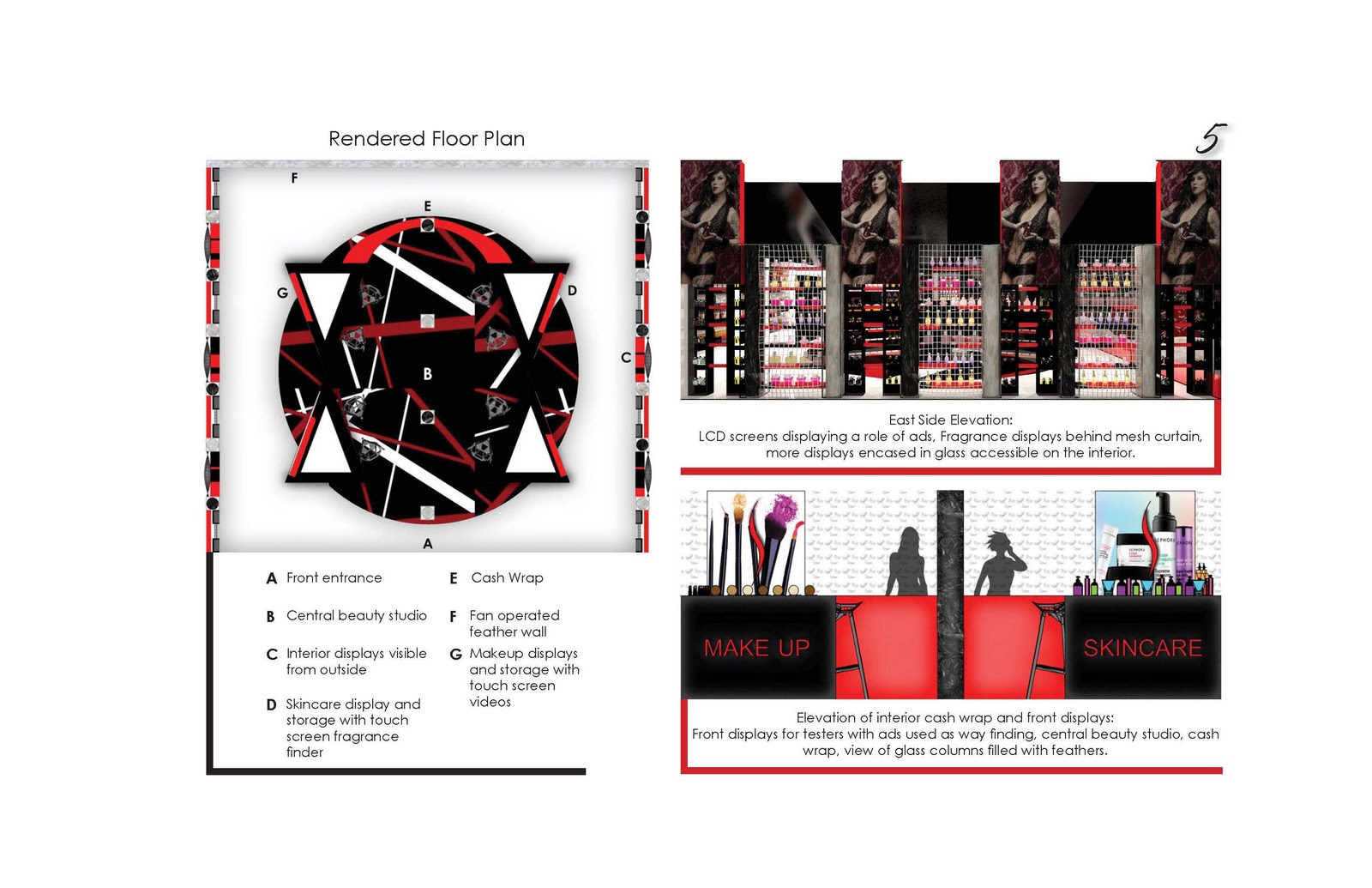 KCHdesigns: Sephora Retail Design Competition (Fall Semester Junior Year)