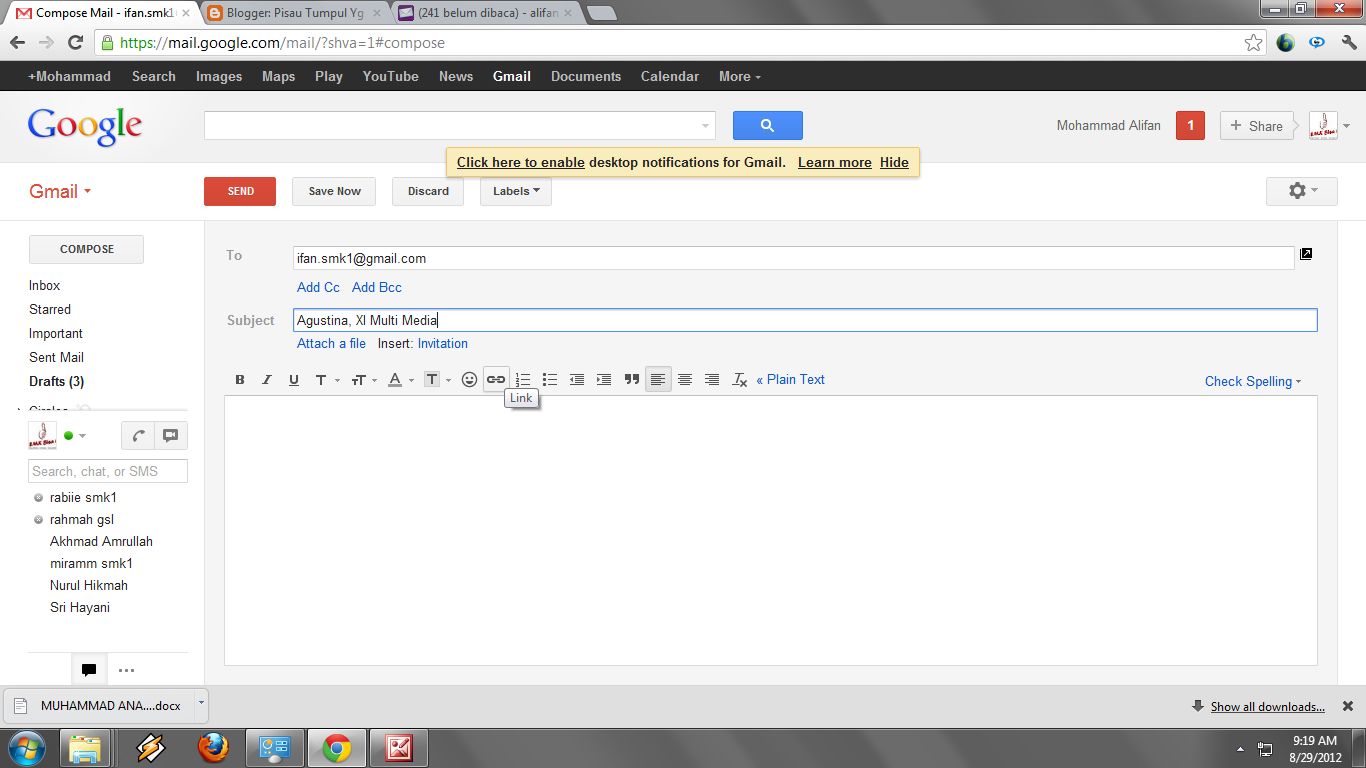 Cara Mengirim Email Dengan Lampiran/Attachment ~ Pisau Tumpul Yg ...