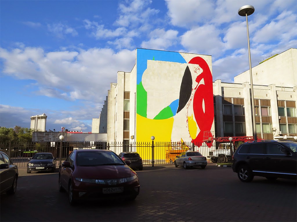 Elian New Mural For Artmossphere – Moscow, Russia – StreetArtNews
