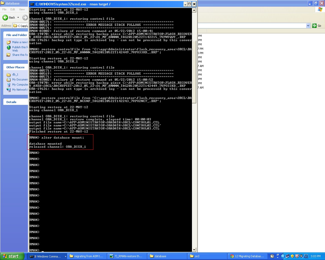Saugat Chatterjee's Oracle DBA blogs