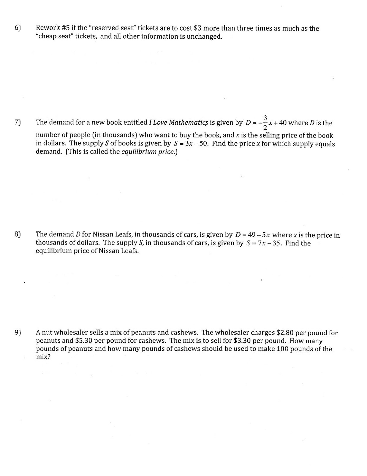 Mr. Suominen's Math Homepage: November 2012