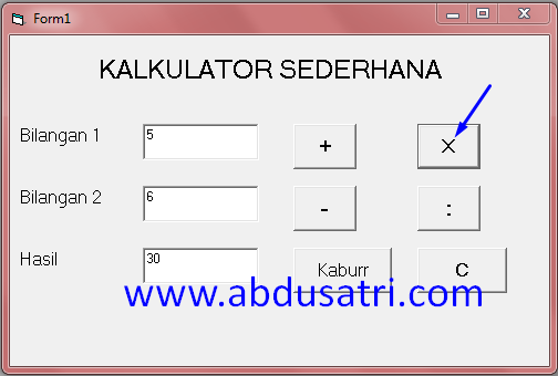 Cara Membuat Kalkulator dengan Visual Basic 6.0 - RANGKUMAN BERBAGAI ...
