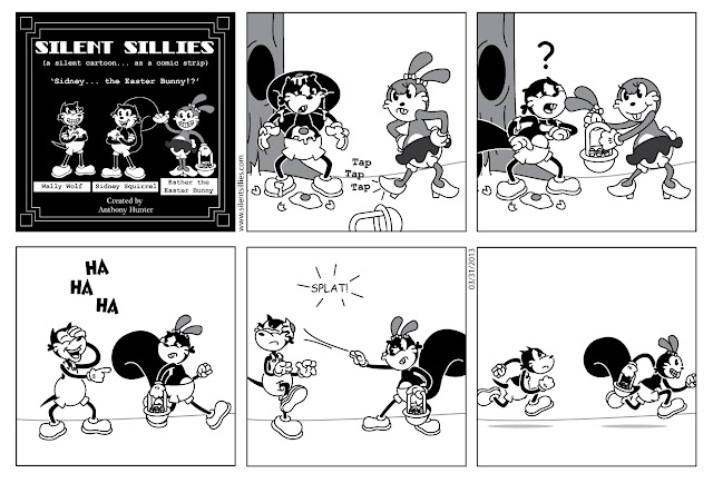 Silent Sillies: Sidney... the Easter Bunny!?