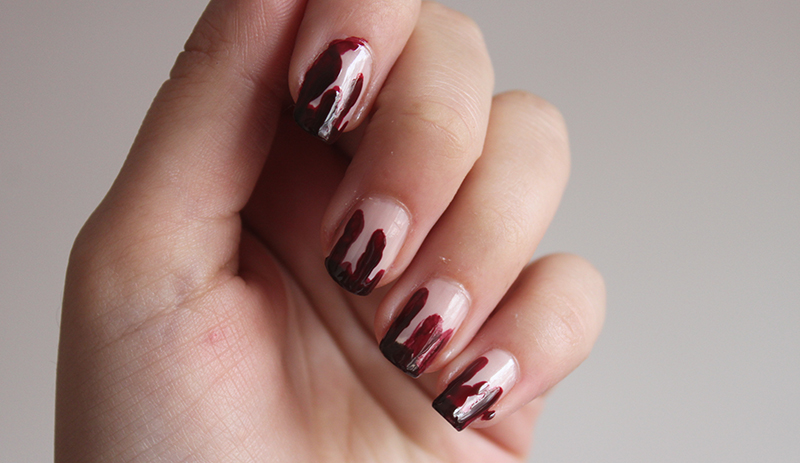 Halloween Blood Nails - A LITTLE OBSESSED