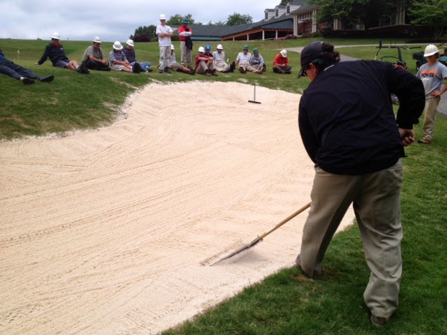 Brookstone Golf & Country Club Golf Course Maintenance: Bunker Raking ...