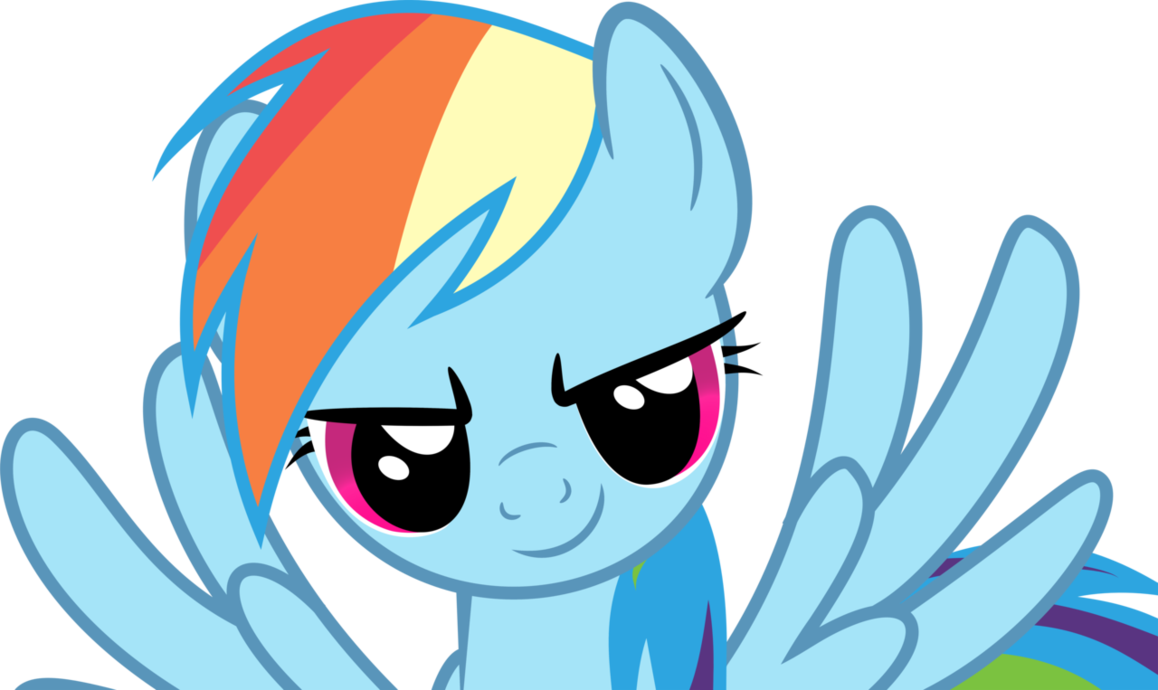 Rainbow Dash Mad Face