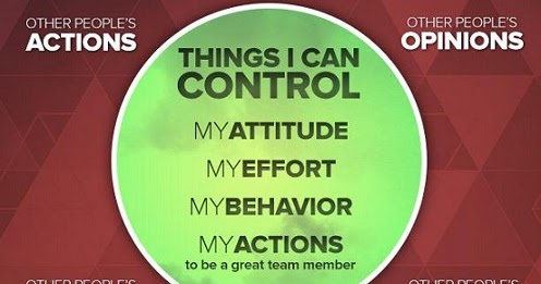 Focus On The Things You Can Control