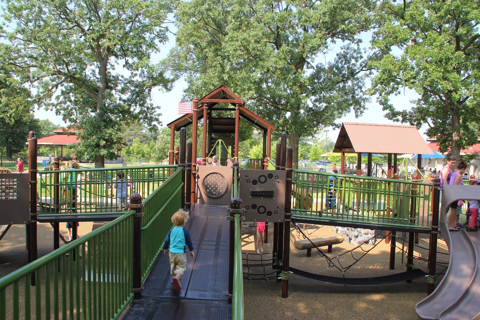 driving with the windows wide open: New playgrounds at Minnehaha Park